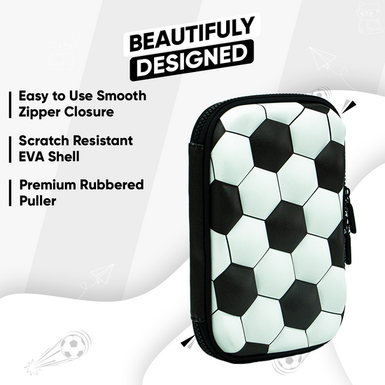 Single Layer Pencil Case - Football – Ofsign